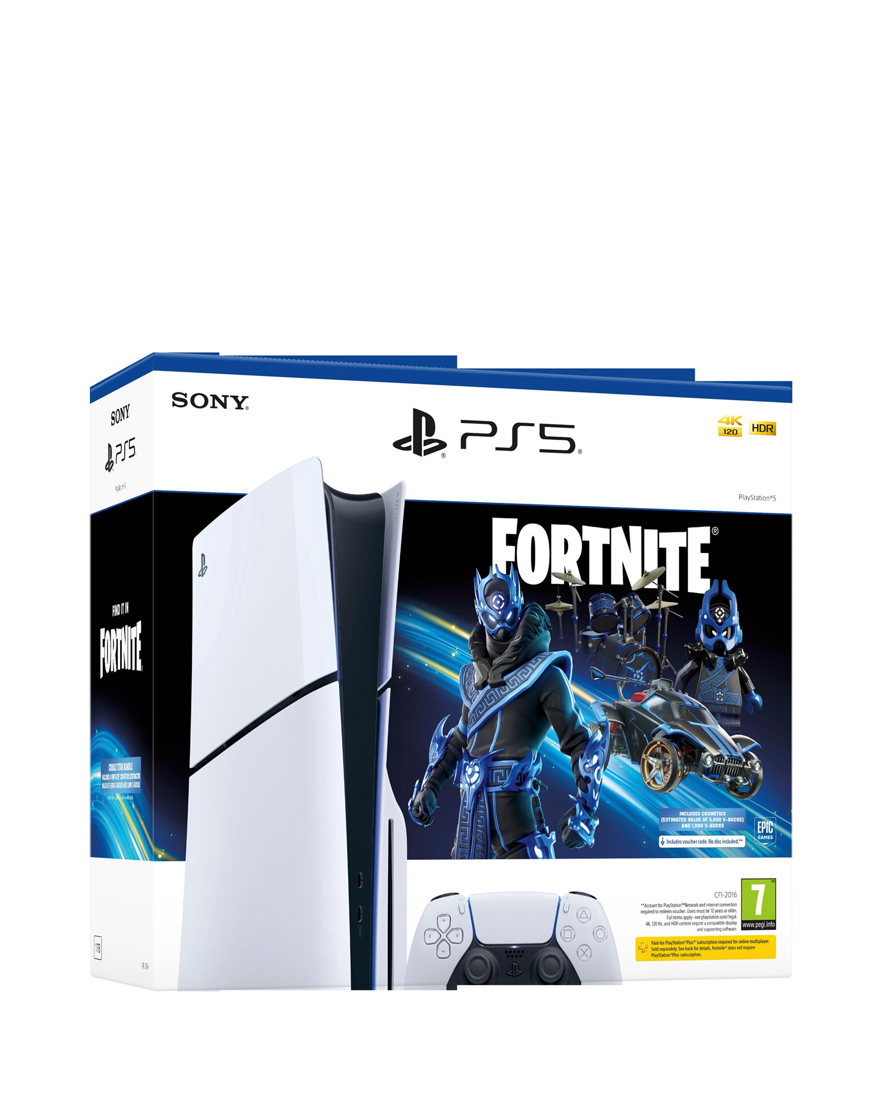 PlayStation 5 Disc Ed Fortnite Bundle