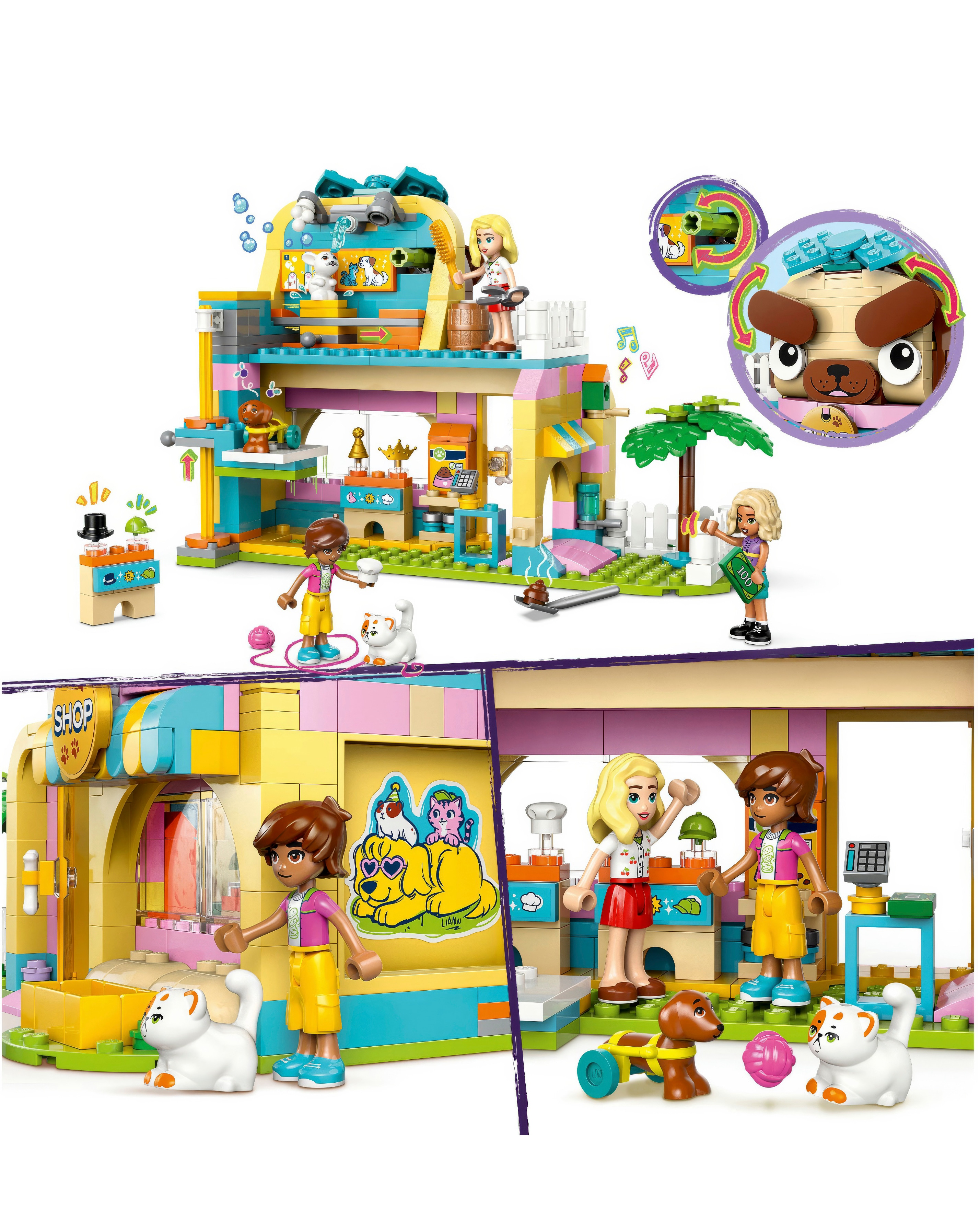 LEGO Friends Pet Accessories Shop Toy Bu Premier Man